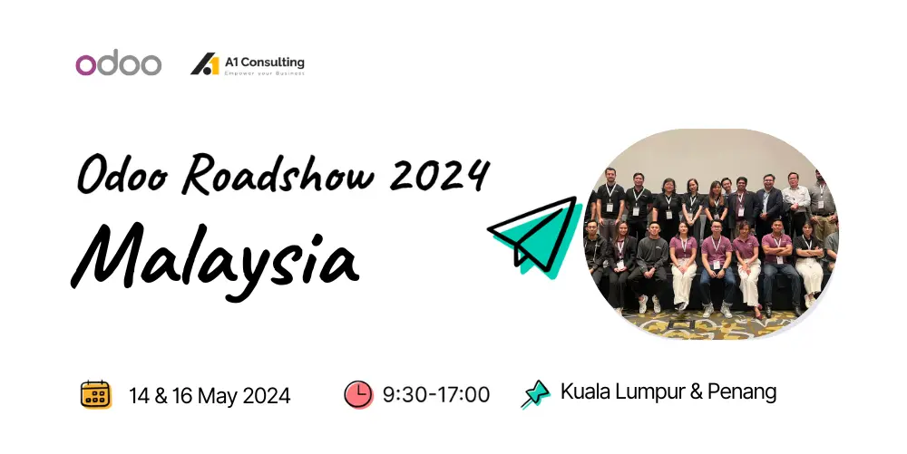 A1 Consulting Sponsors Odoo Roadshow 2024 in Malaysia